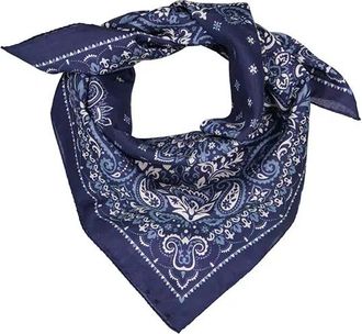 Ascot Herren Bandana blau Seide