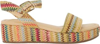 Dune London Lazer Sandalen f&uuml;r Damen, Open Toe, Plateauabsatz (Bunt)