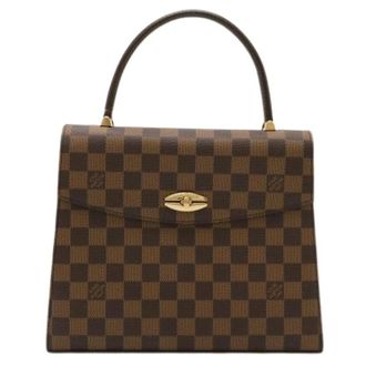 Louis Vuitton Sac &agrave; main Pre-owned en toile Damier - Femme - Pre-owned - Brun - Taille: ONE Size