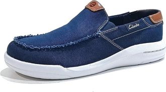 Clarks Herren Driftlite Step Flacher Slipper, Navy Combi, 43 EU