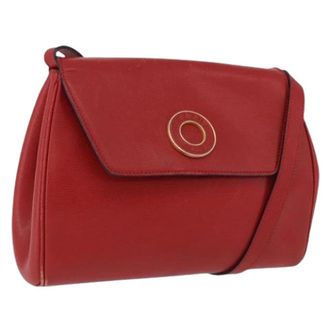 Celine Sac bandouli&egrave;re vintage doccasion - Femme - Pre-owned - Rouge - Taille: ONE Size