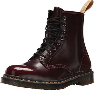 Dr. Martens Mixte Vegan 1460 Bottes & Bottines Classiques, Rouge (Cherry Red 600), 41 EU