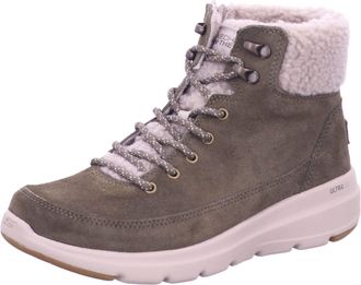 Skechers Glacial Ultra - Woodlands 16677-OLV, Womens Winter Boots,lace-up Shoes, Green, 40 EU