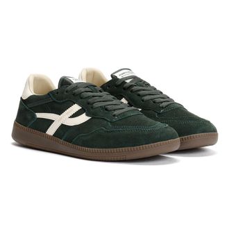 Riviera & Bar Pompeii Elan Sala Wildleder Herren Gr&uuml;n Sneakers