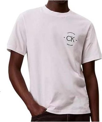 Calvin Klein Jeans Homme, Tops, Rose, Taille: XL 20S April Graphic T-Shirt