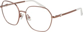 Guess Femme, Accessoires, Rose, Taille: ONE Size Montures Optiques pour Femmes en Or Rose