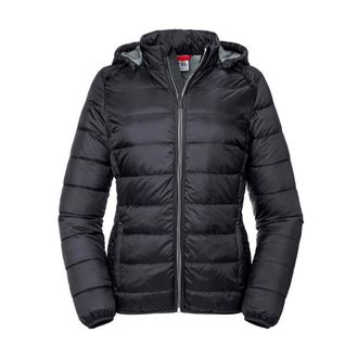 Russell Athletic Russell - Nano Steppjacke, mit Kapuze f&uuml;r Damen (Schwarz)