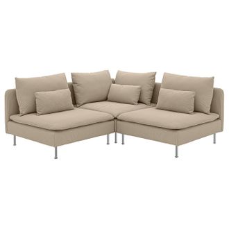 IKEA S&Ouml;DERHAMN Ecksofa 3-sitzig