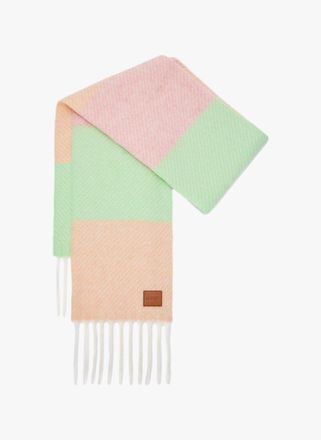 Loewe Echarpe &agrave; rayures en alpaga et laine m&eacute;lang&eacute;s