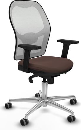 Piqueras y Crespo Schreibtischstuhl Home Office Jorquera mit 2D-Armlehnen, h&ouml;henverstellbare Lendenwirbelst&uuml;tze, ausgestattet mit Sincro 5 Positionen und injiziertem Sc