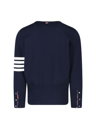 Thom Browne Mens Sweaters Blue Virgin Wool