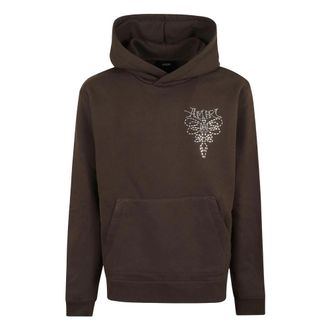 Amiri Lasso Embroidered Hoodie - - Sweatshirts & Hoodies - Herren - Braun - L