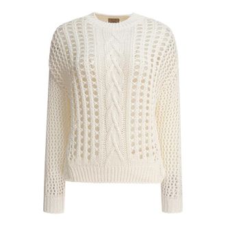 Rakk&igrave; Summer Breathless - - Knitwear - Damen - Wei&szlig; - S