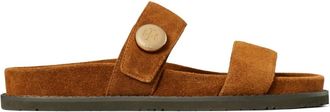 Tory Burch Femme, Chaussures, Brun, Taille: 39 1/2 EU Romy Sport Slide
