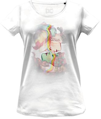 DC Comics T-Shirt f&uuml;r Damen, wei&szlig;, Large