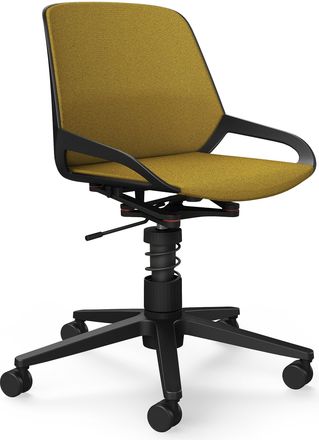 Aeris Numo Task - Ergonomischer Bürostuhl mit Federbein und Rollen, Rückenschonender Stuhl ohne Armlehne, Moderner Schreibtischstuhl mit Patentierter Techni