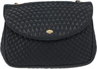 Bally Sac bandouli&egrave;re vintage Pre-owned &agrave; cha&icirc;ne - Femme - Pre-owned - Bleu - Taille: ONE Size