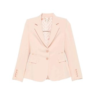 Elisabetta Franchi Einknopf-Blazer - - Jackets - Damen - Rosa - L