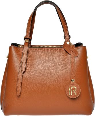 Isabella Rhea Braun Rindsledertasche