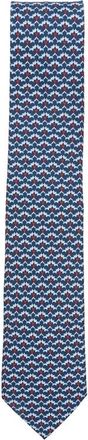 Ferragamo Homme, Accessoires, Bleu, Taille: ONE Size Tie 351389