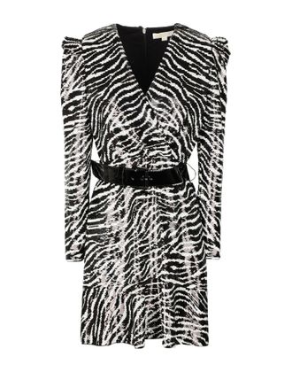 Michael Kors BENGAL LS SEQUIN DRESS