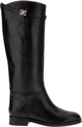 Guess Bottes hautes en cuir de vache