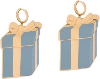 Moschino Femme, Accessoires, Multicolore, Taille: ONE Size Metal Dangle Earrings