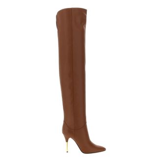 Valentino Garavani Deboot Over-the-knee Stiefel - - Shoes - Damen - Braun - 39 EU