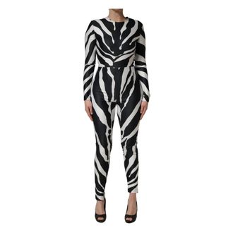 Dolce & Gabbana Femme, Combinaisons et Ensembles, Noir, Taille: 40 FR Jumpsuit