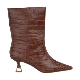 Alma En Pena Metallischer Absatz-Stiefelette - - Shoes - Damen - Braun - 37 EU