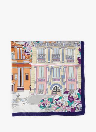 Au Printemps Paris Carr&eacute; de soie imrpim&eacute;