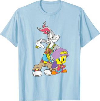 Looney Tunes Bugs Bunny And Tweety Hip Hop T-Shirt