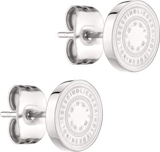 Liebeskind Ohrring mit Anhänger aus Edelstahl (Silber)