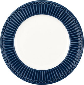 Green Gate Alice Frühstücksteller klein Dark Blue 17,5cm