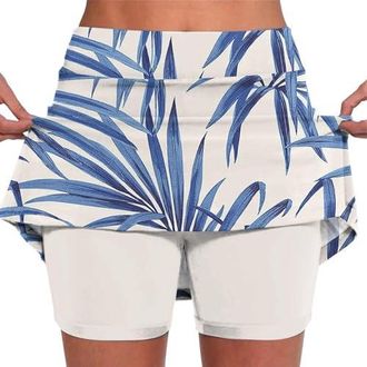 Generic Short Jean Mom Taille Haute Noir Legging Jogging Cuissard Cerises Genoux Matelass&eacute; Souple Bordeaux Danse Protection Voile Homewear Saharien Original A