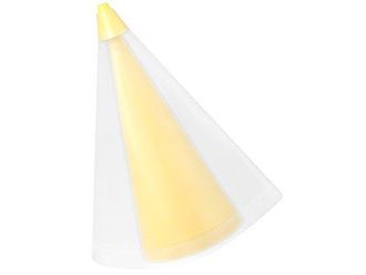 hOme Home Sac à Poche, Silikon, Weiß/Gelb