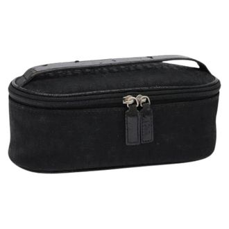 Dior Pre-owned Trotter Canvas Pouch - - Pre-owned - Damen - Schwarzk - ONE SIZE