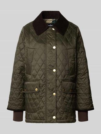 Barbour Regular Fit Steppjacke mit Samtkragen Modell BEADNELL