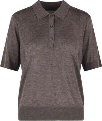 Loulou Studio Poloshirt - Braun