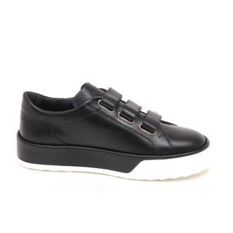 Hogan Leder Schuhe mit Nietenbesatz - - Shoes - Damen - Schwarzk - 35 EU