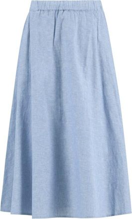 Barbour Leichter und weit fallender Faltenrock mit Leinenanteil in