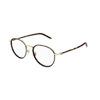 Montblanc Montblanc, unisex, Accessoires, Jaune, Taille: 49 MM Lunettes Premium avec Service Haut de Gamme