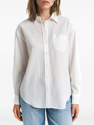 GANT chemise &agrave; poches poitrine - Blanc