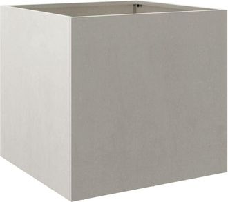 vidaXL Jardinière argenté 49x47x46 cm acier inoxydable