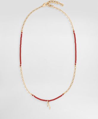 Dolce & Gabbana Halskette Aus Metall Mit Steinen Und Charms - Mann Bijoux Gold Metall Onesize