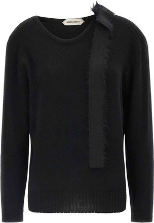 Alberta Ferretti Pull Col Rond - Noir