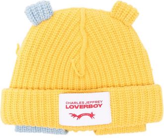 Charles Jeffrey Loverboy Chunky Ribbed Beanie Hat
