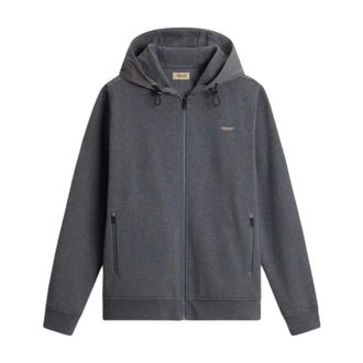 Woolrich Homme, Sweatshirts et sweats &agrave; capuche, Gris, Taille: M maglieria e felpe poliestere