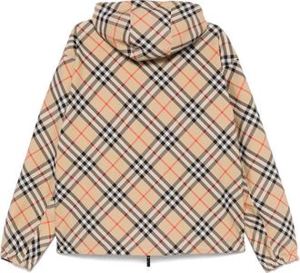 Burberry Classic Check Hooded Jacket - Beige