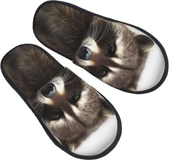 Generic Pantoufles Unisexes Raton Laveur Poilu Pantoufles DExtérieur Automne Hiver Pantoufles À La Maison Doux Chaussons Femme, Pour Intérieur Extérieur, Homm